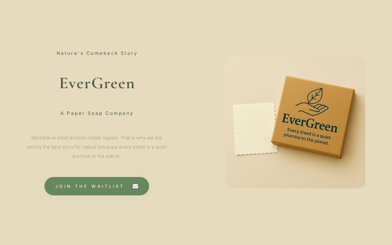 EverGreen Landing Page
